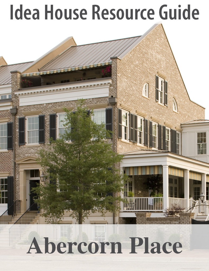 Abercorn Place Idea House Resource Guide | Southern Living House Plans